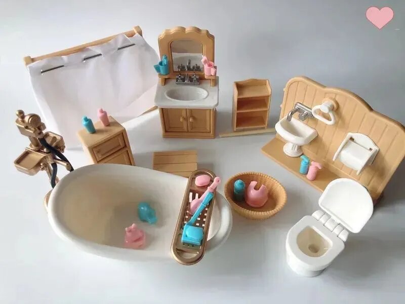 Набор Sylvanian Families - игровой домик для девочек с мебелью, кукольная вилла