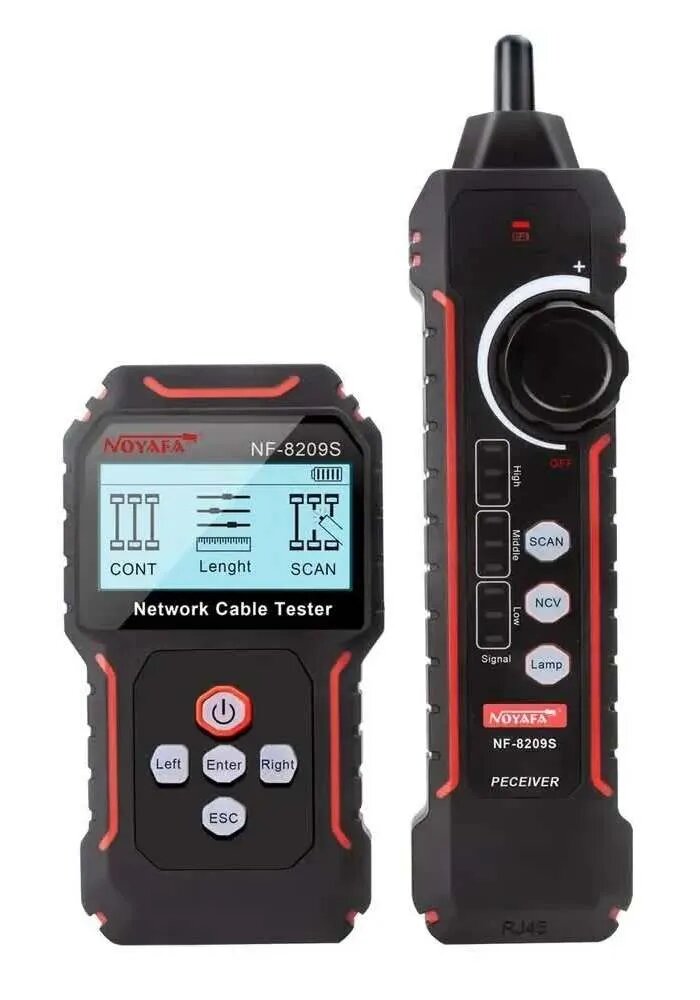 Кабельный тестер-трассоискатель Noyafa NF-8209S