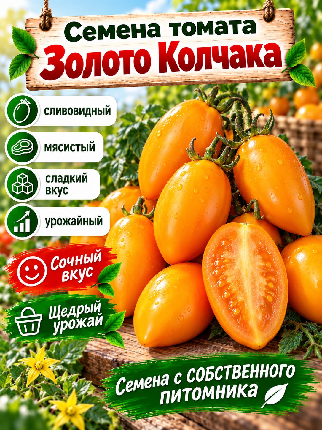 Семена томата Золото Колчака