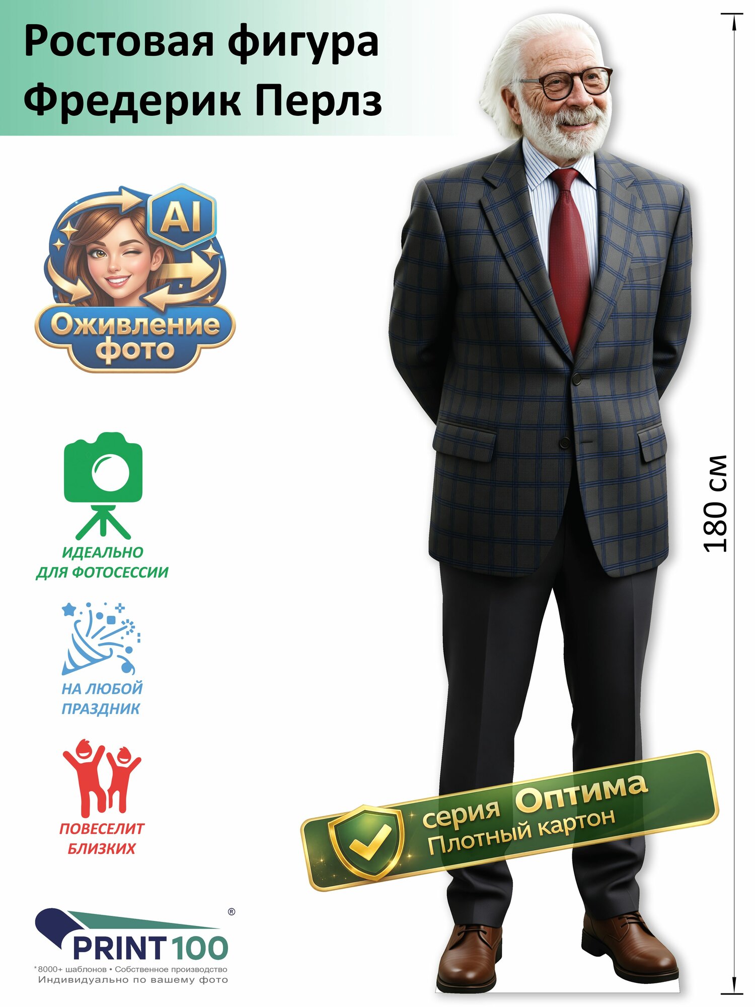 Фредерик Перлз вид 1 Ростовая фигура
