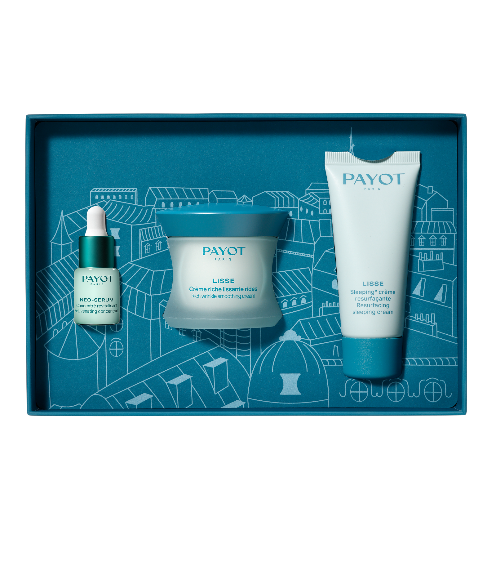 Payot Набор косметики женский подарочный для всех типов кожи LISSE, 3 предмета