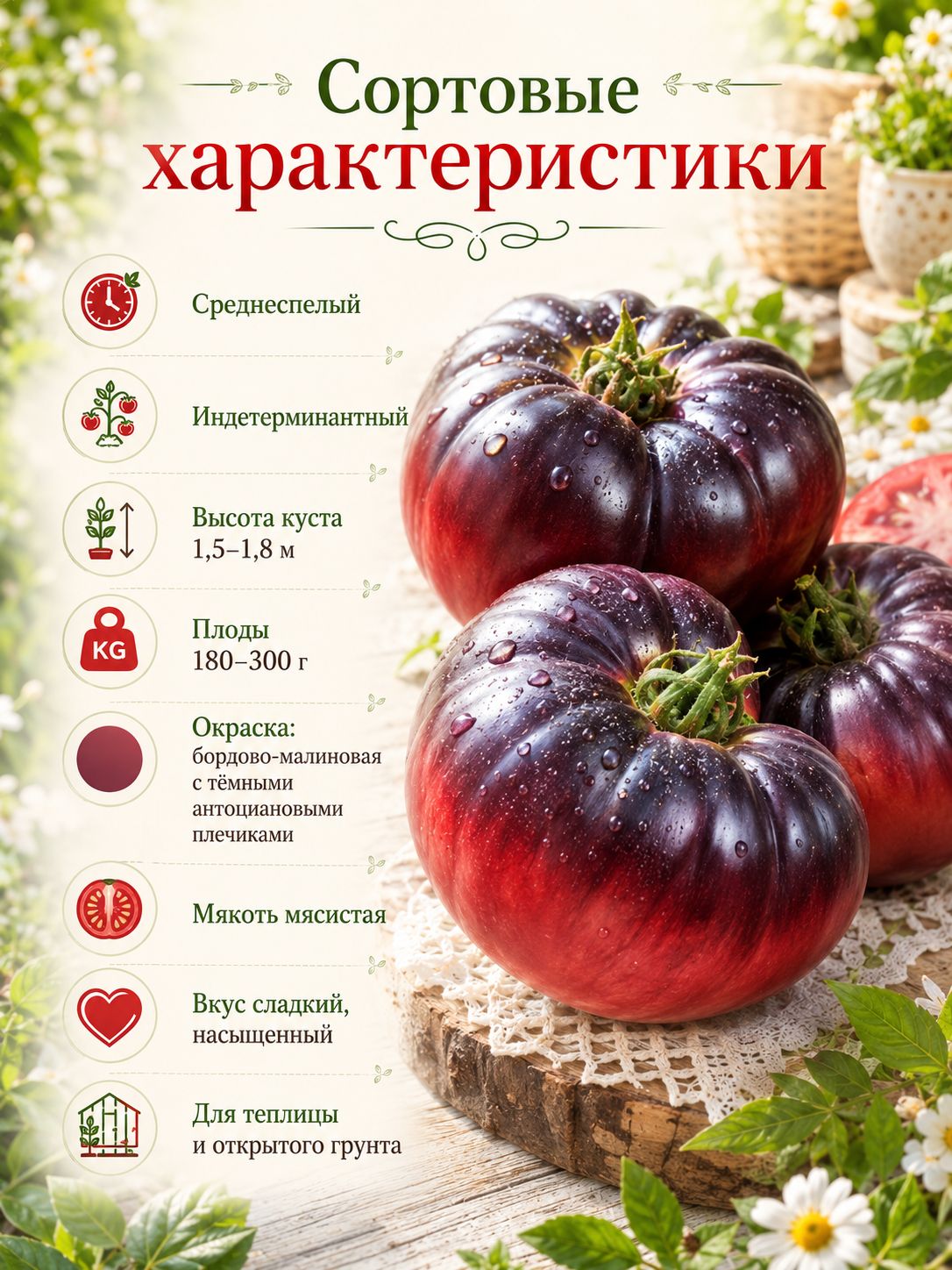 Семена томата Аметистовое сердце