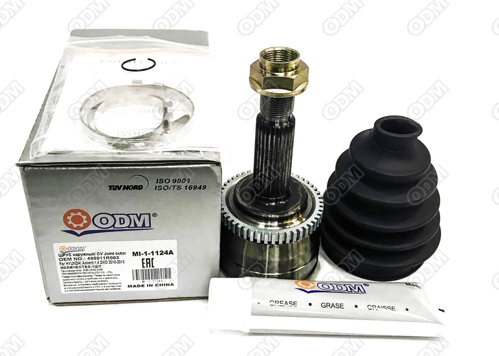 Шрус наружный Hyundai Accent IV 1.4/1.6 10-16, i20 1.4/1.6 08-15 , KIA RIO III 1.4/1.6 10-17 ODM-MULTIPARTS MI11124A