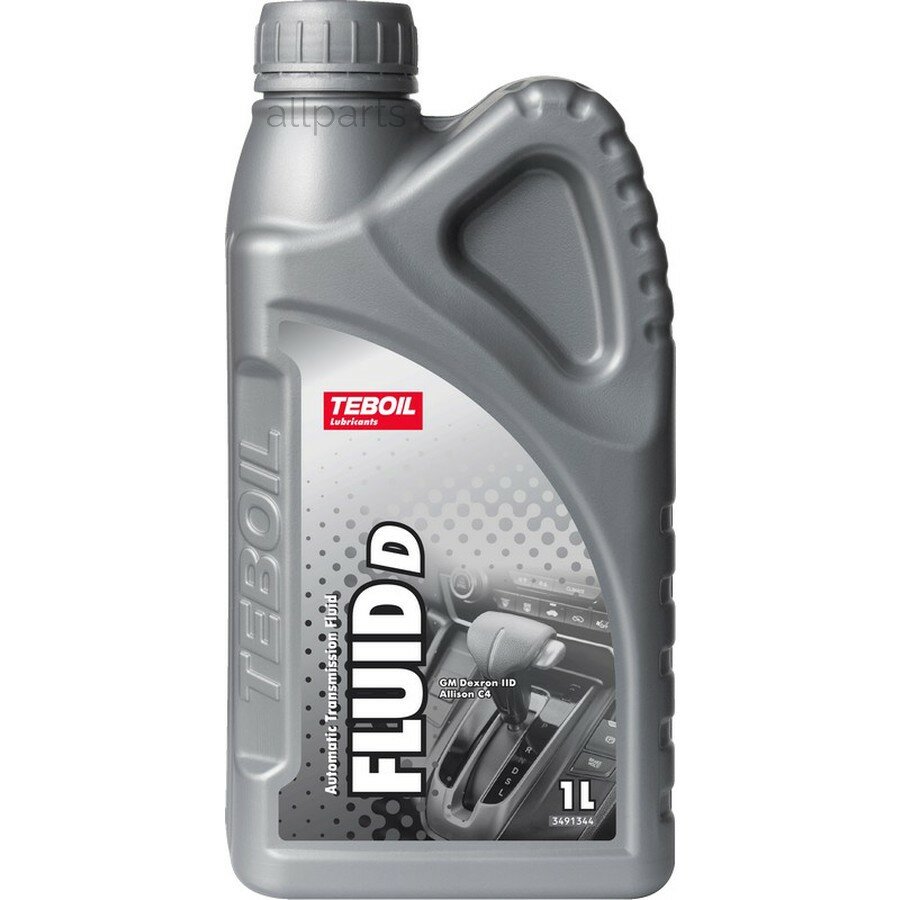 TEBOIL 3465888 Fluid D, 1л (полусинт. трансм. масло)
