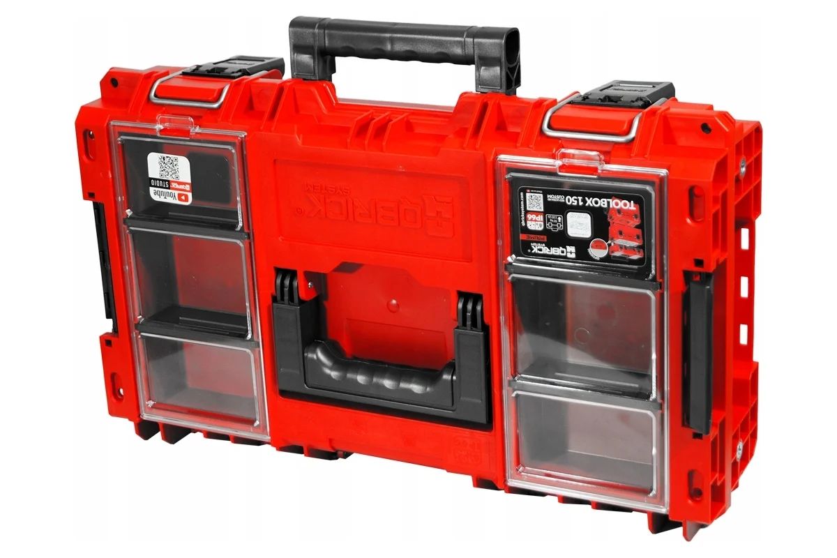 Ящик для инструментов QBRICK System PRIME Toolbox 150 Profi Red Ultra HD Custom535x327x141 мм 10501373