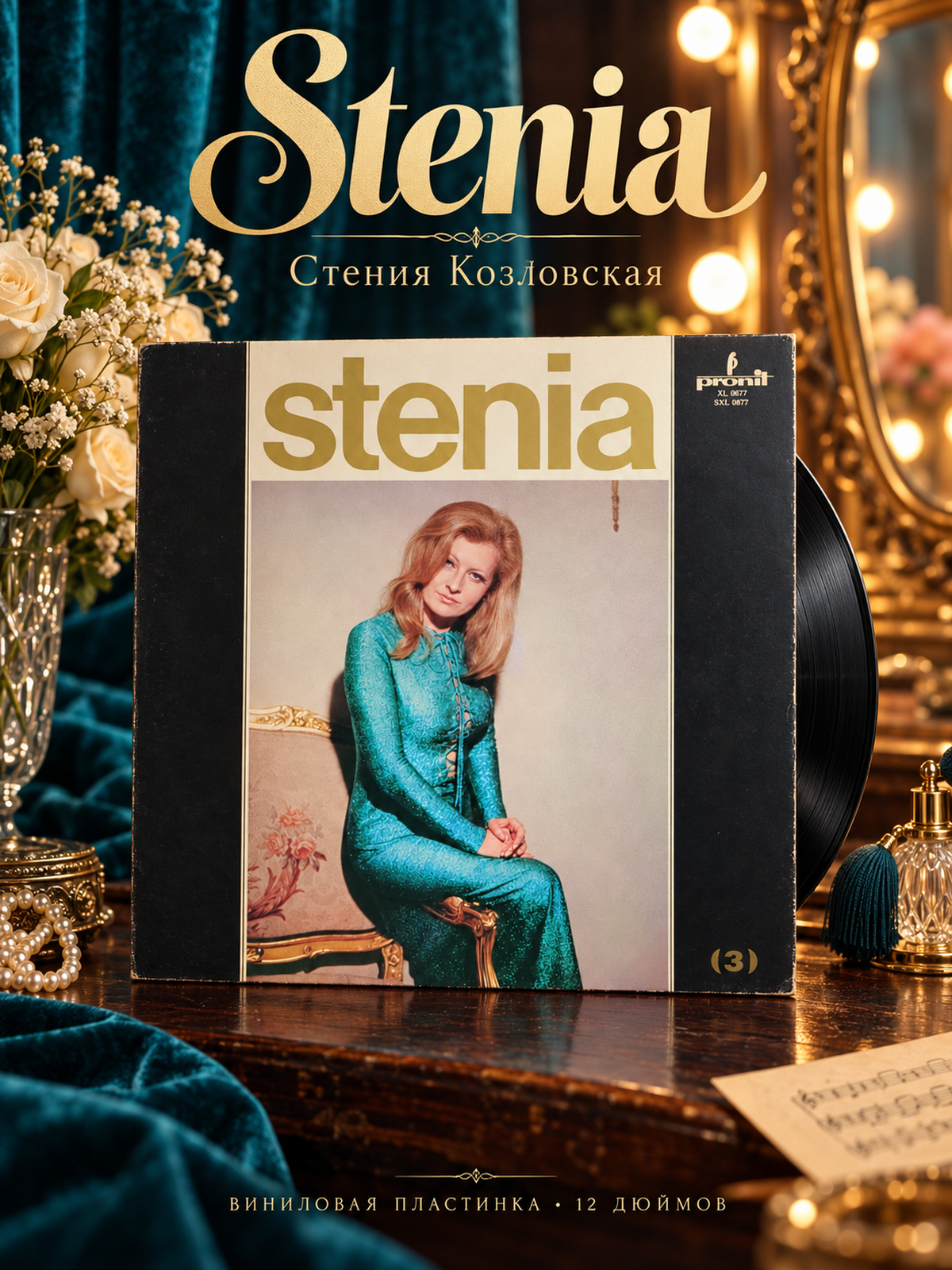 LP Stenia Kozlowska. Виниловая пластинка 12 дюймов Pronit Польша