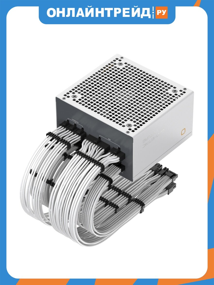 Блок питания Geometric Future ALPHA, 850W, 80+ Platinum, ATX 3.1, белый
