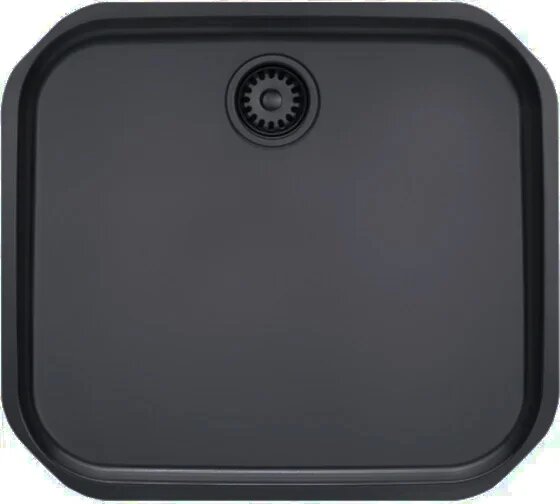 Мойка VARIANT 80 MONARCH ANTHRACITE 395X350 в компл. с выпуском без сифона,