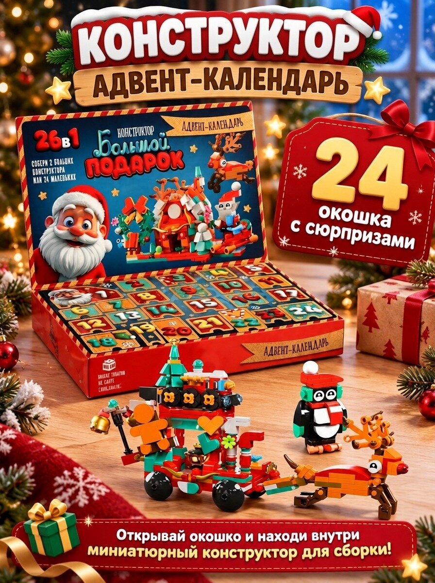 UNICON Адвент-календарь "Большой подарок" конструктор