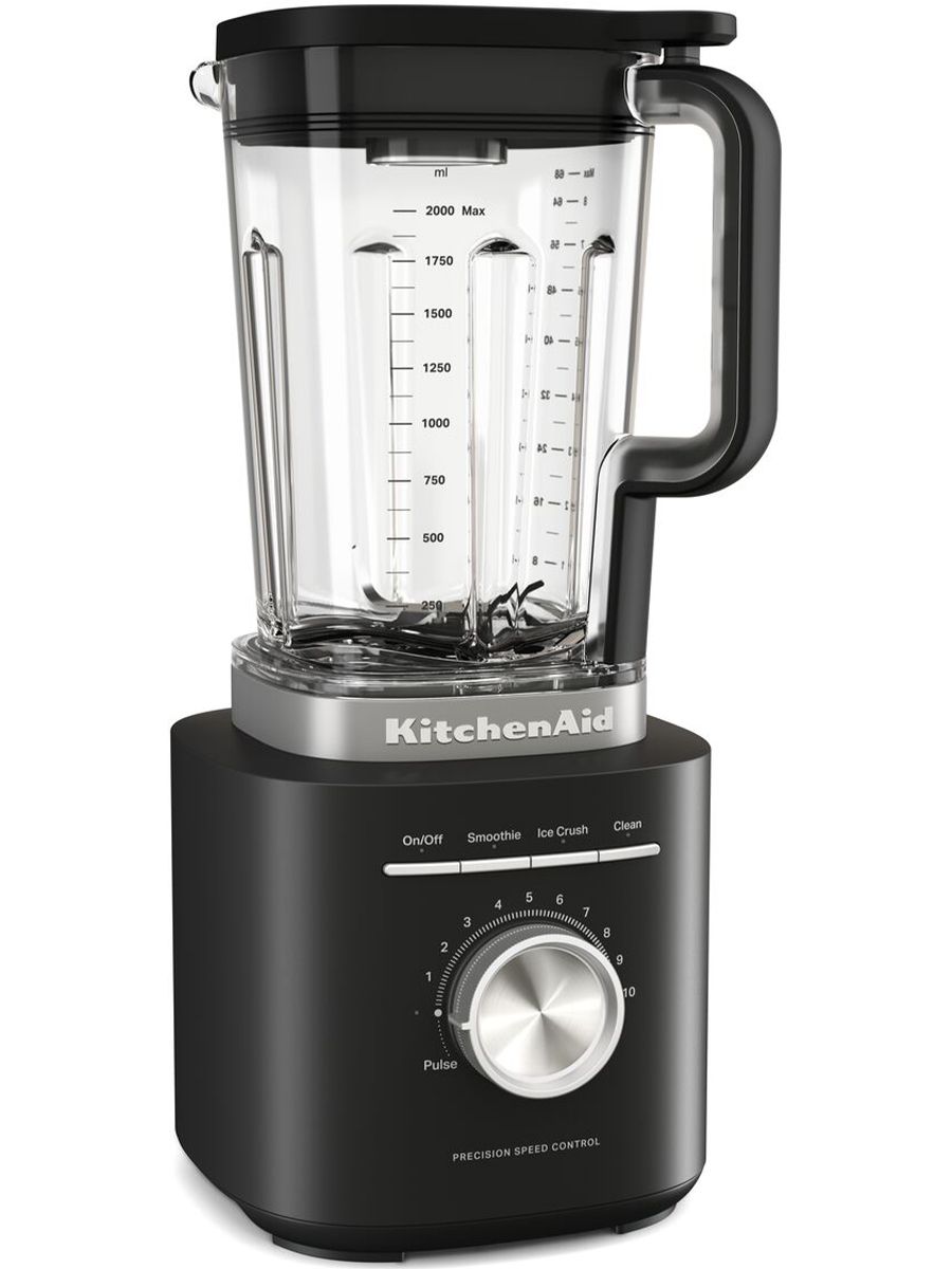Блендер KitchenAid 5KSB2073EBM, 1200Вт, 10 скоростей, 4 программы, кувшин 2 л, черный матовый