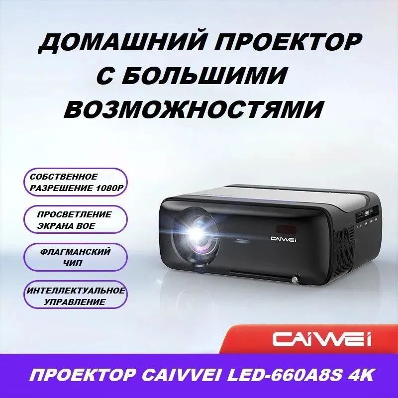 Проектор CAIWEI-660AS экран