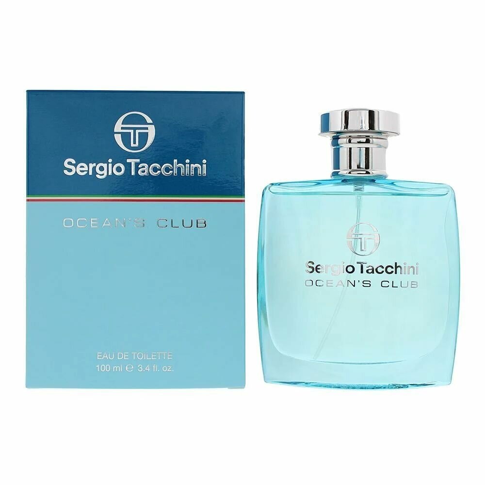 Туалетная вода SERGIO TACCHINI OCEAN'S CLUB, мужской аромат, группа древесные фужерные