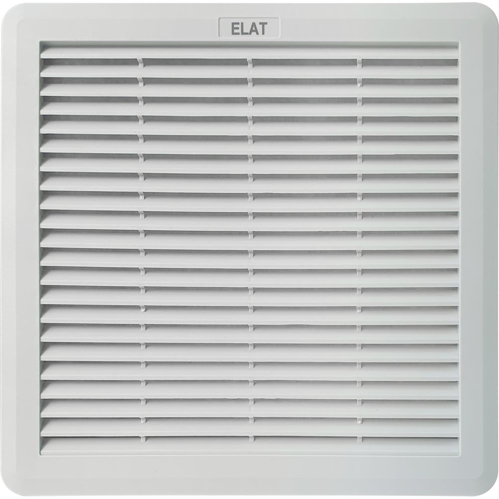 Вентилятор с фильтром ELAT IP54 150x150 мм 162 м3 (вырез 125×125 мм) 50/60 Hz AC230В SFF150 SFF150-230B-CE