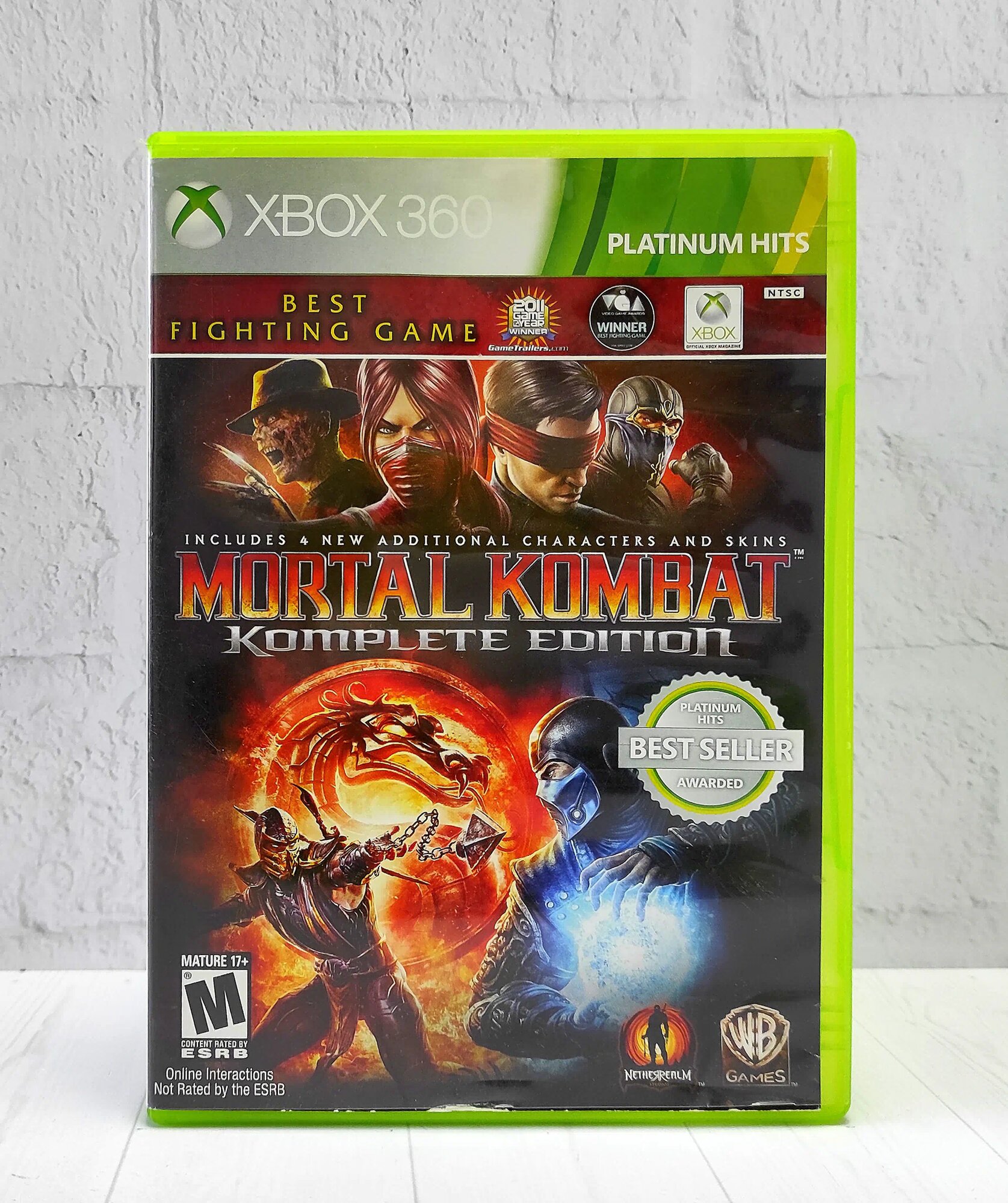 Mortal Kombat Komplete Edition Английский язык Видеоигра на диске Xbox 360. Товар уцененный