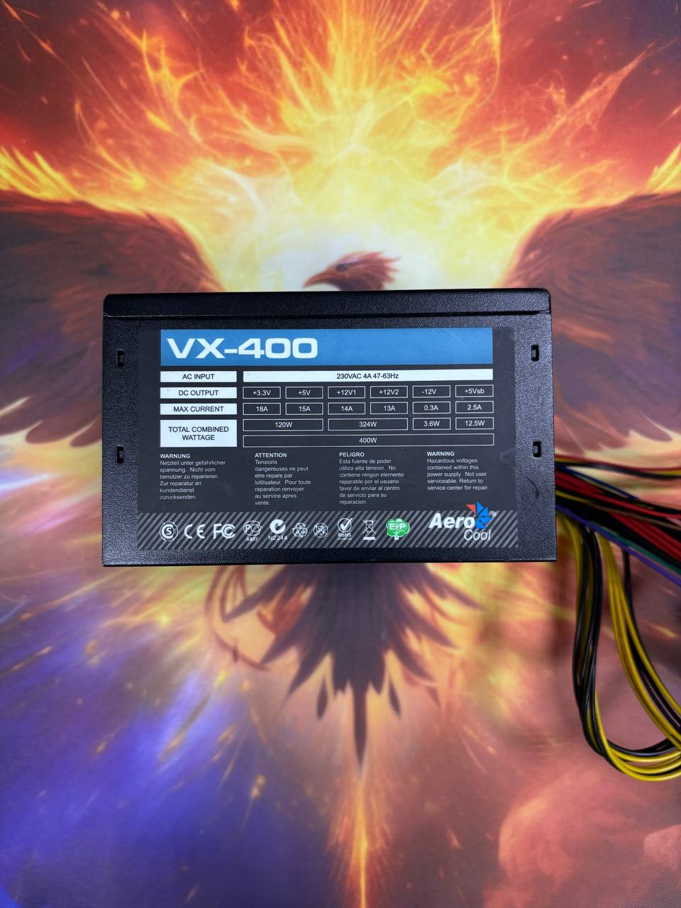 Блок питания 400W AeroCool VX-400