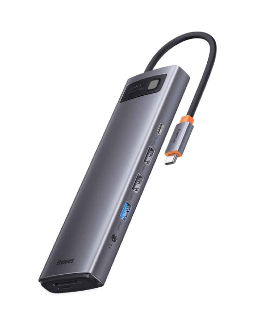 Док-станция Baseus WKWG020213 Metal Gleam Gray