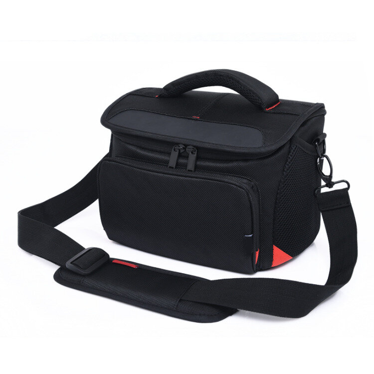 Чехол-сумка MyPads TC-1130 для фотоаппарата Canon EOS 60D, 500D, 550D, 600D, 650D, 2000D, 3000D, 4000D из качественной износостойкой влагозащитной ткани черный