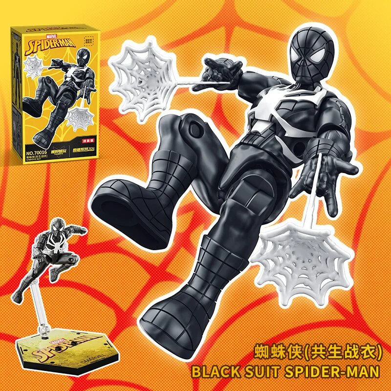 Конструктор Hot Toys Marvel Legends: Веном, Человек-паук, Зеленый Гоблин No Box, JM7001605