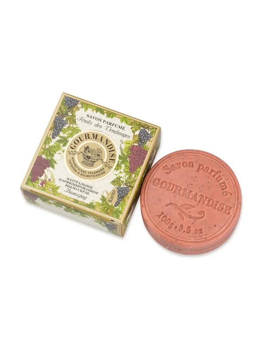 Gourmandise Savon Parfume Fruits des Vendanges Мыло для тела 100 мл/гр