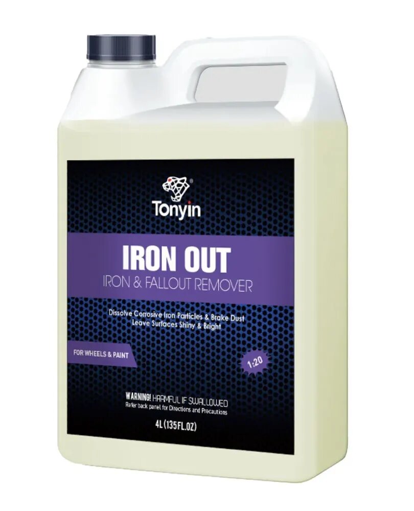 TM03A Очиститель металлических вкраплений IRON & FALLOUT REMOVER TONYIN, 4 л.
