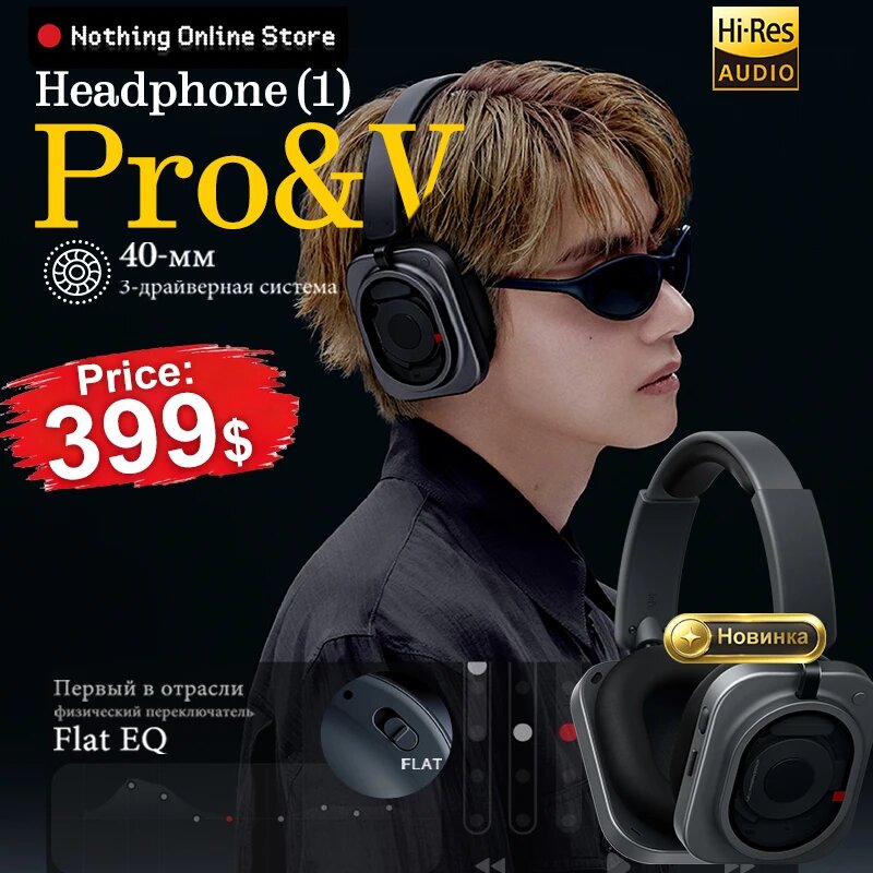 Nothing Headphone (1) Pro беспроводные наушники black