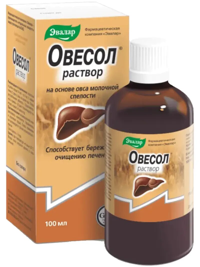Эвалар Овесол раствор 100мл