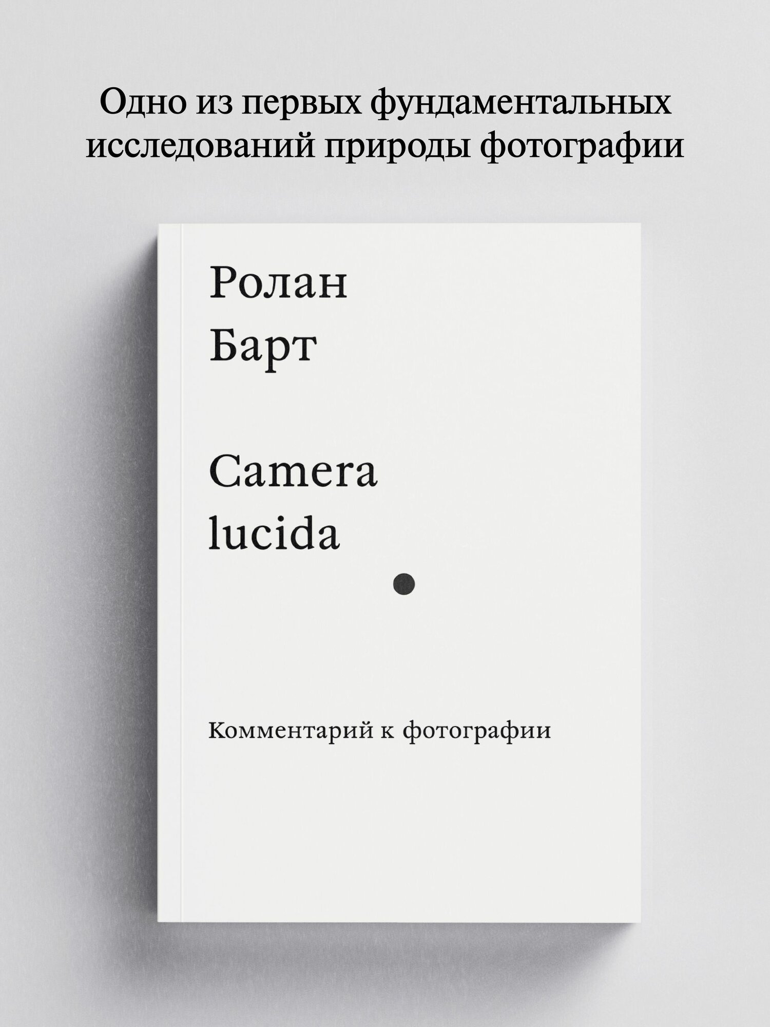 Camera lucida. Комментарий к фотографии