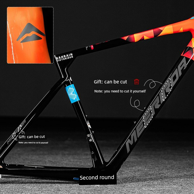 Наклейка для велосипеда Merida Tera 1000D Road Bike Down Tube и Head Tube, матовый черный