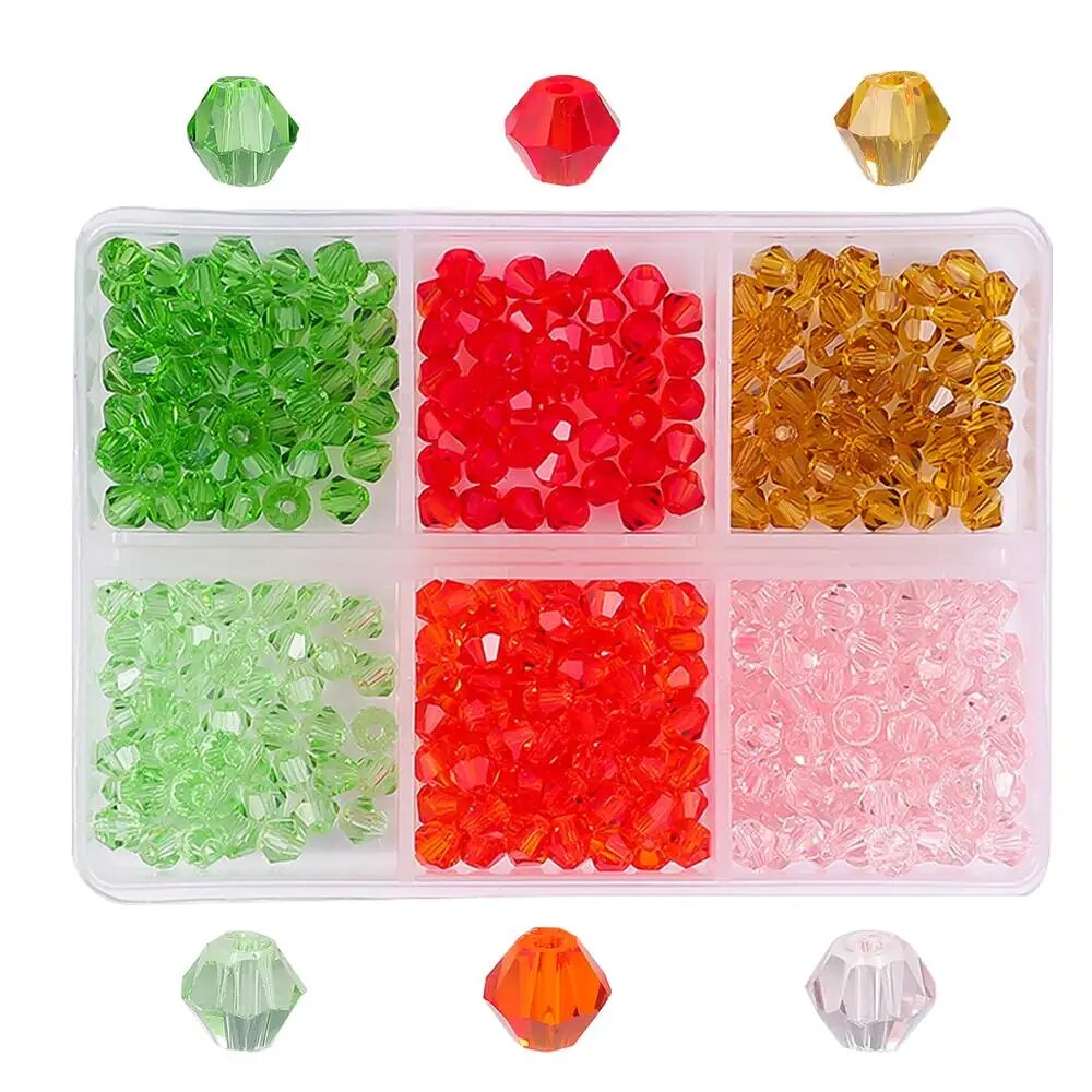 Хрустальные бусины Hua Ming Ce набор для детей 600pcs 4mm