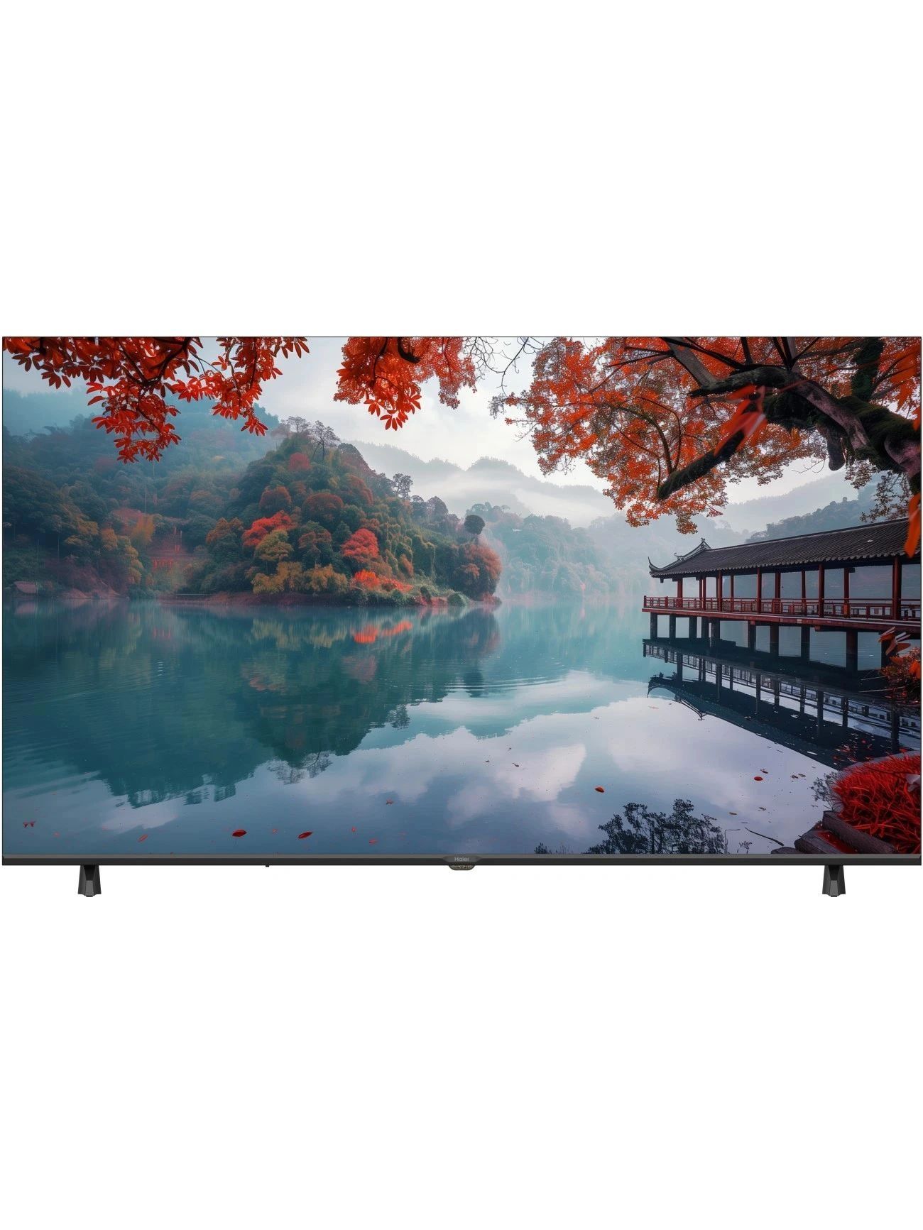 50" (127 см) Телевизор Haier 50 LED H1, черный