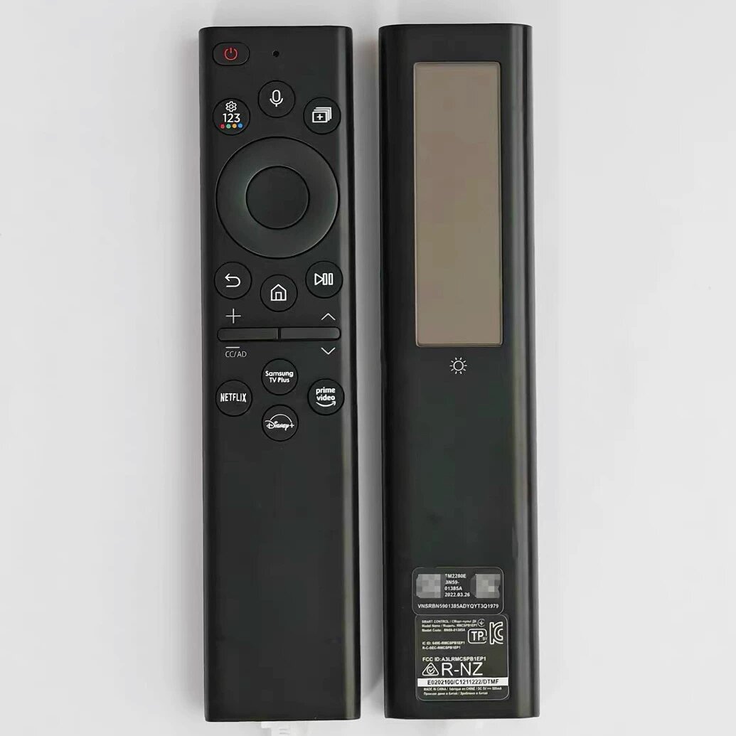 Универсальный пульт ДУ Samsung BN59-01390A 01390B на солнечной батарее для умного телевизора QA55 65 75 N900A