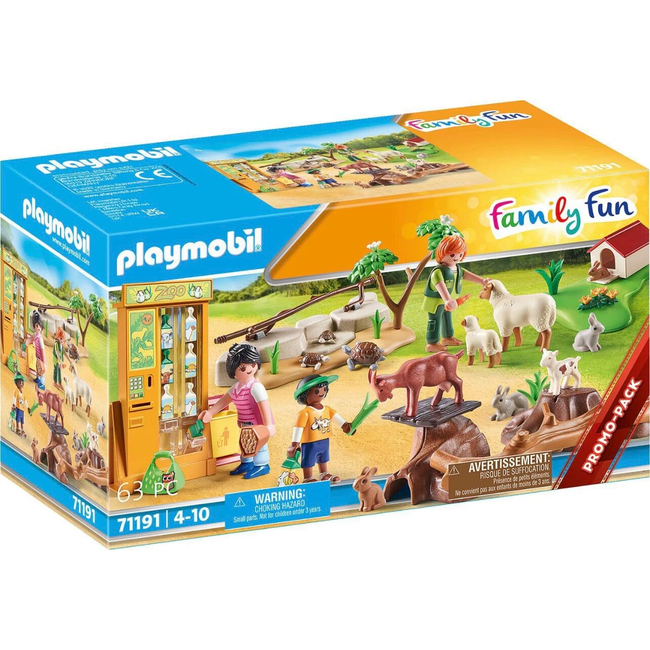Набор игрушек Playmobil 71191 Зоопарк с животными, Германия, Детская игрушка