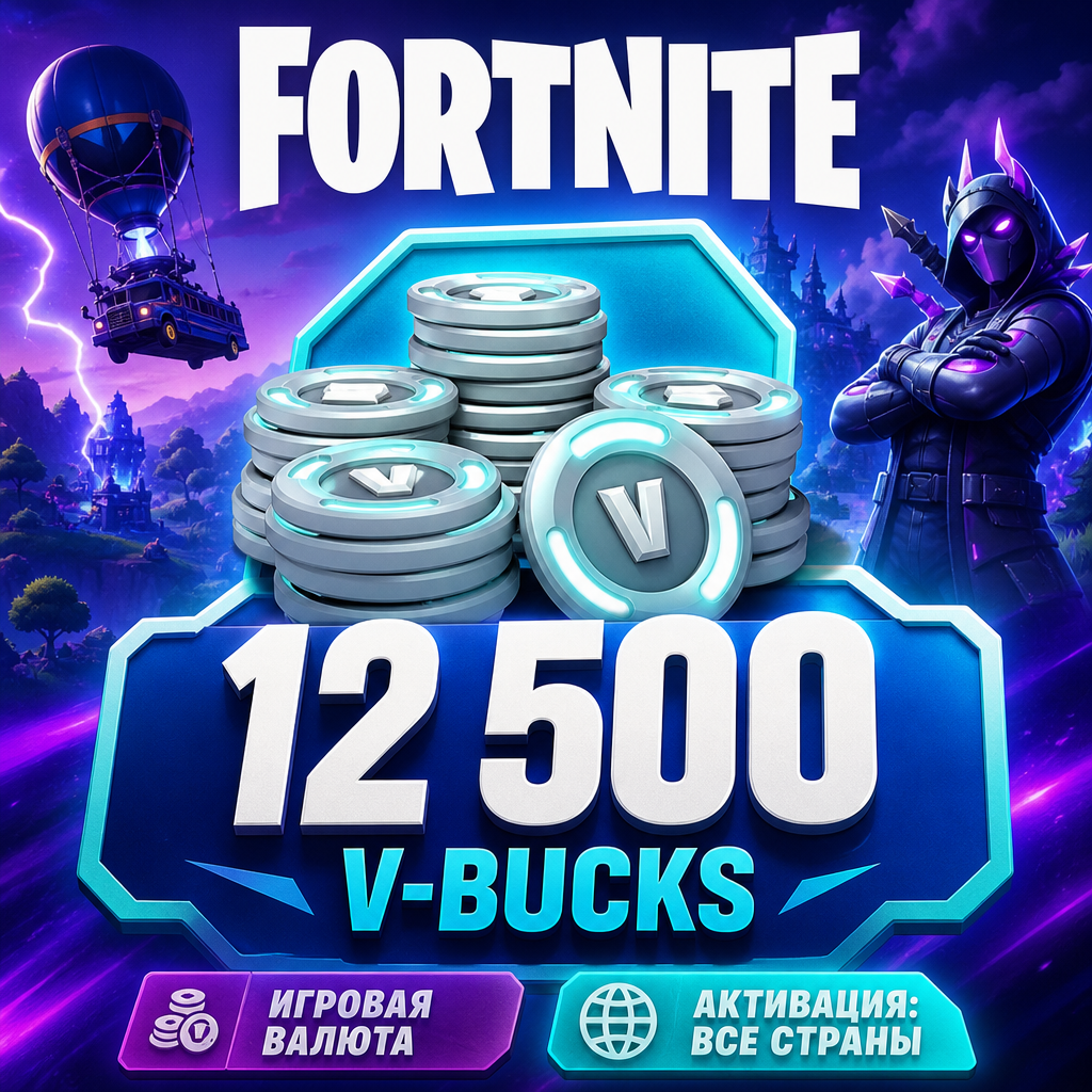 Fortnite V-Bucks 12500 (GLOBAL)