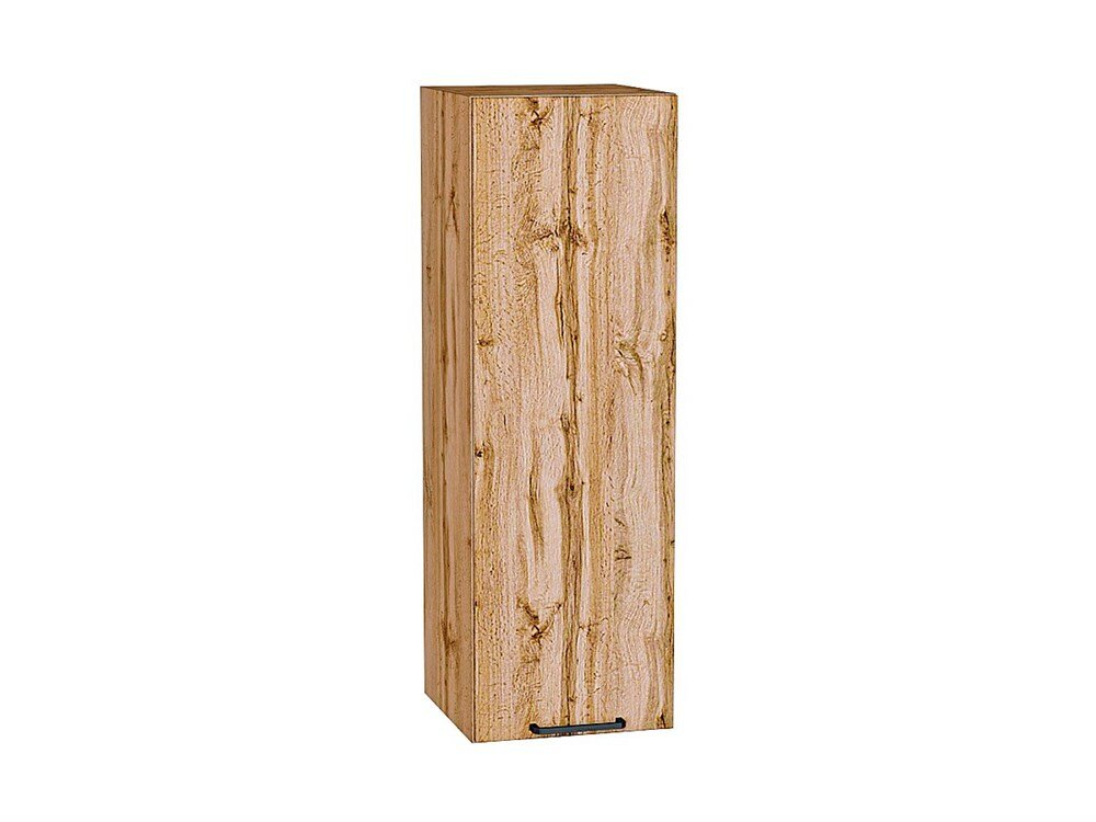 VVT Шкаф верхний с 1-ой дверцей Флэт Дуб Вотан, Wotan Oak 2S, 920, 300 В*Ш*Г 920*300*318, фасад ЛДСП Wotan Oak 2S, корпус Дуб Вотан Wotan Oak 2S