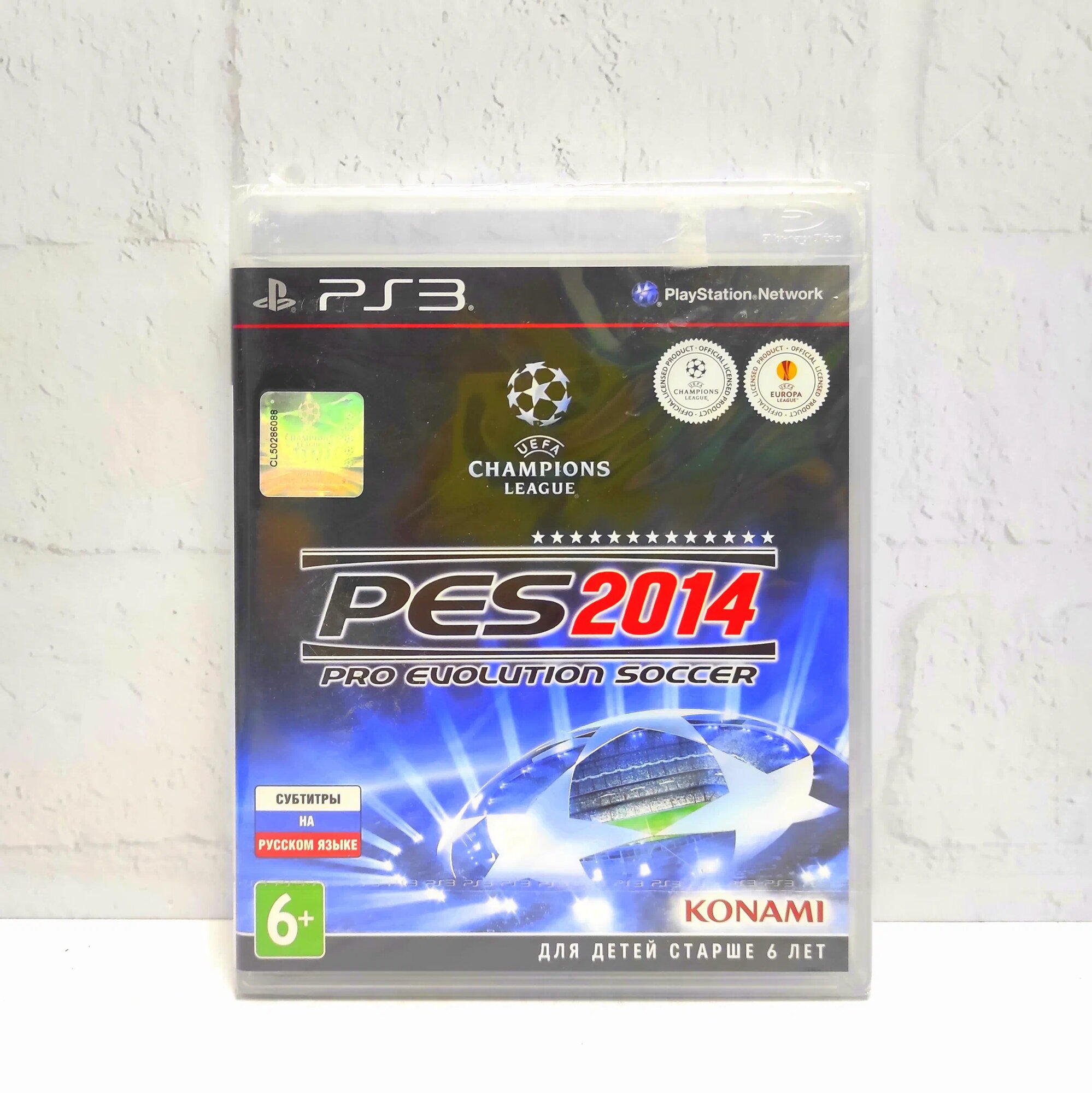 Pro Evolution Soccer 2014 PES 2014 Русские субтитры BLES 01930 Видеоигра на диске PS3