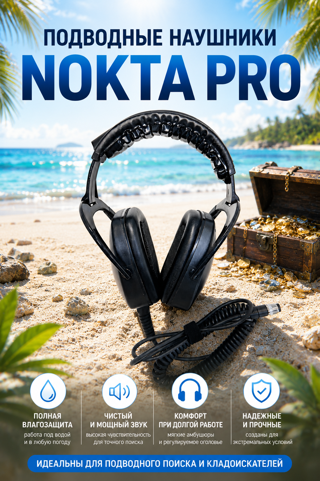 Наушники подводные NOKTA PRO