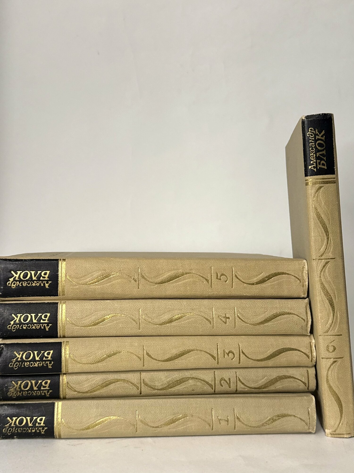 Собрание сочинений в 6 томах (комплект из 6 книг). Александр Блок. Букинистика.