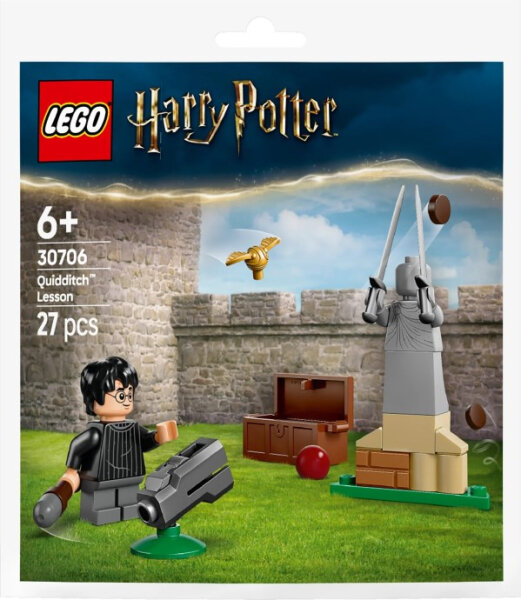 Конструктор LEGO Harry Potter Урок квидича 30706, 27 деталей, от 6 лет.