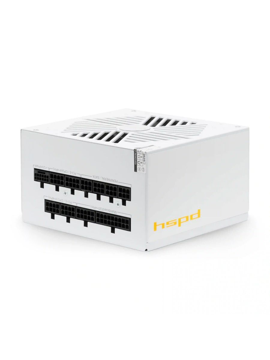 HSPD 850 Вт Блок питания компьютера, ATX 2.52, 80 PLUS Gold, HSK-850GF-WH