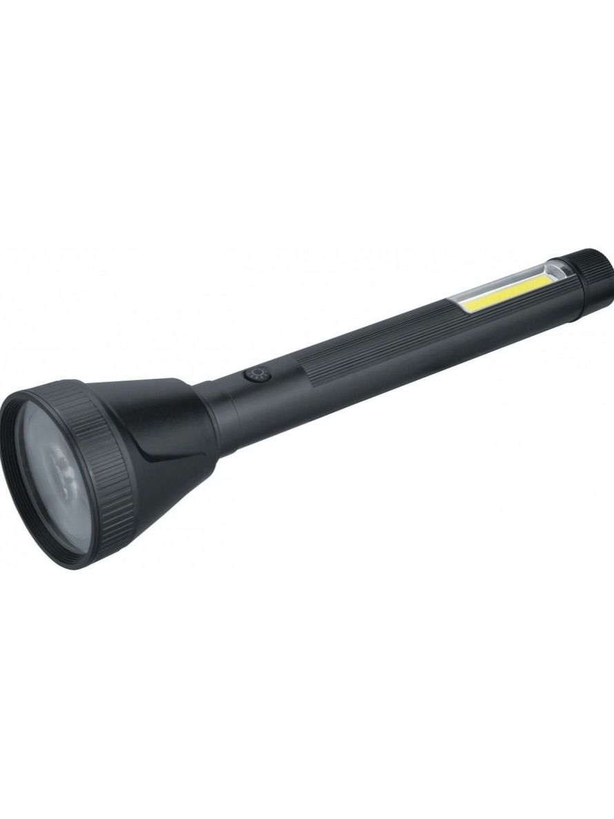 Фонарь Navigator NPT-CP31-ACCU, 4 режима,1LED,10Вт+1COB,2Вт, Li-Ion 2Ач, черный.