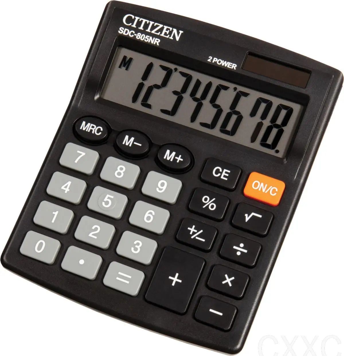 Настольный калькулятор Citizen, 8-разрядный, SDC-805NR, черный