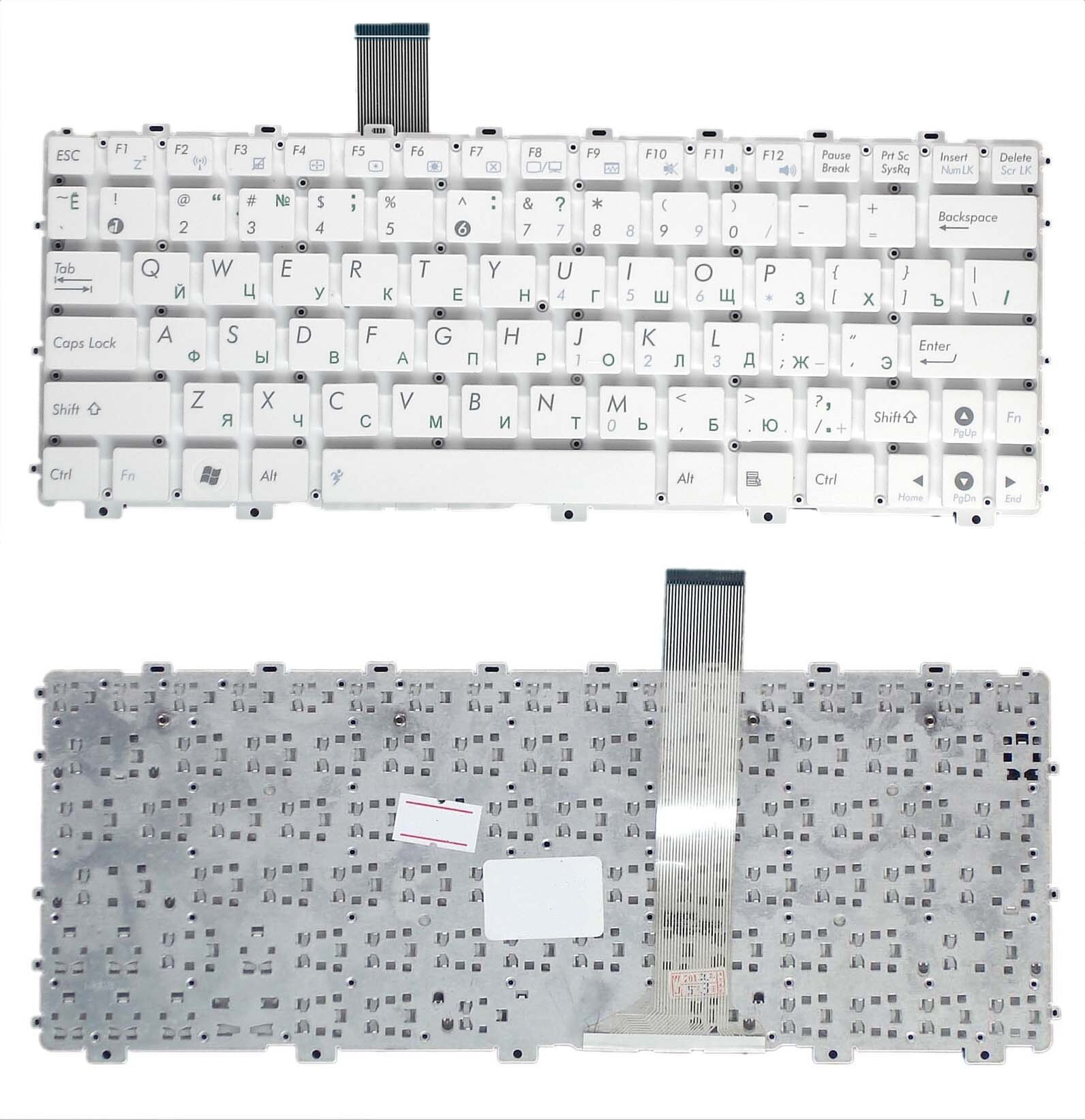 Клавиатура для ноутбука Asus EeePC 1011, 1011CX, 1011PX, 1015, 1015B, 1015BX, 1015CX, 1015P, 1015PE,
