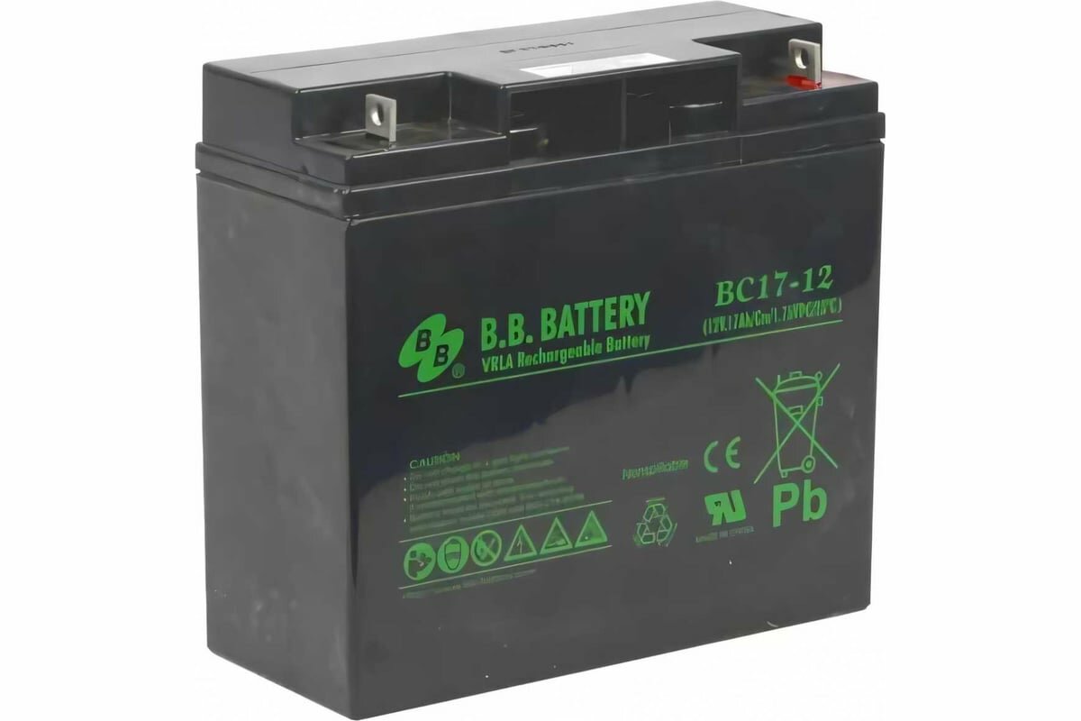 Аккумуляторная батарея B.B. Battery BC17-12 черный