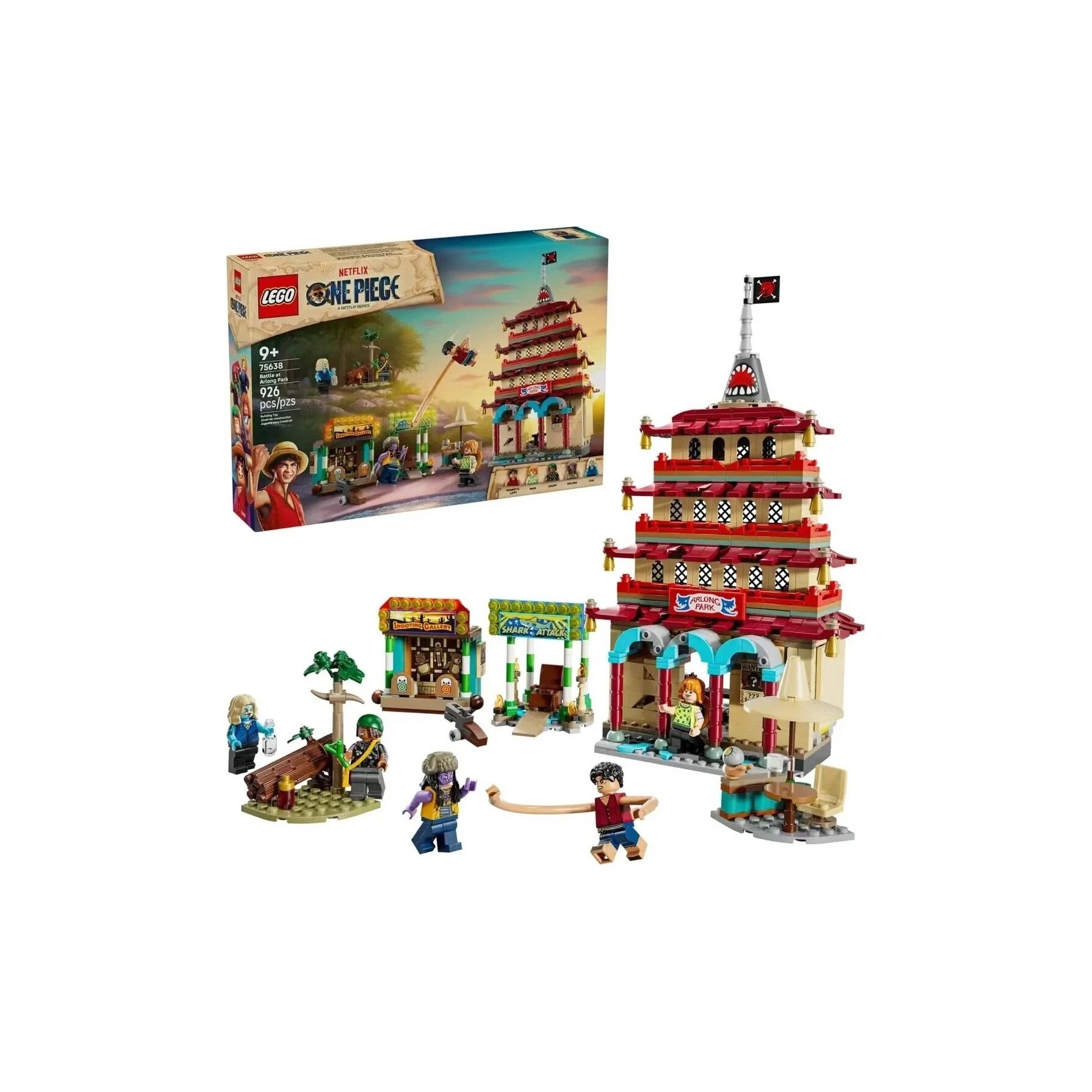 LEGO Манки Д. Луффи Ван-Пис BATTLE For PARADISE Конструкторы 926 элементов 75638