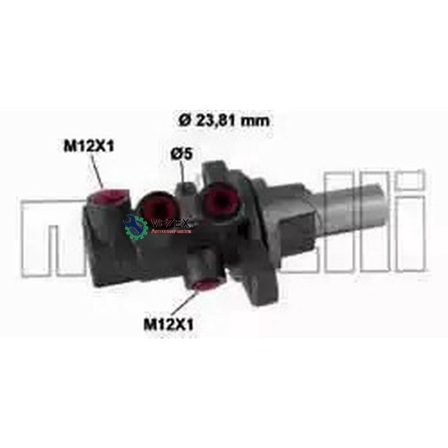 METELLI 05-0796 Цилиндр тормозной главный