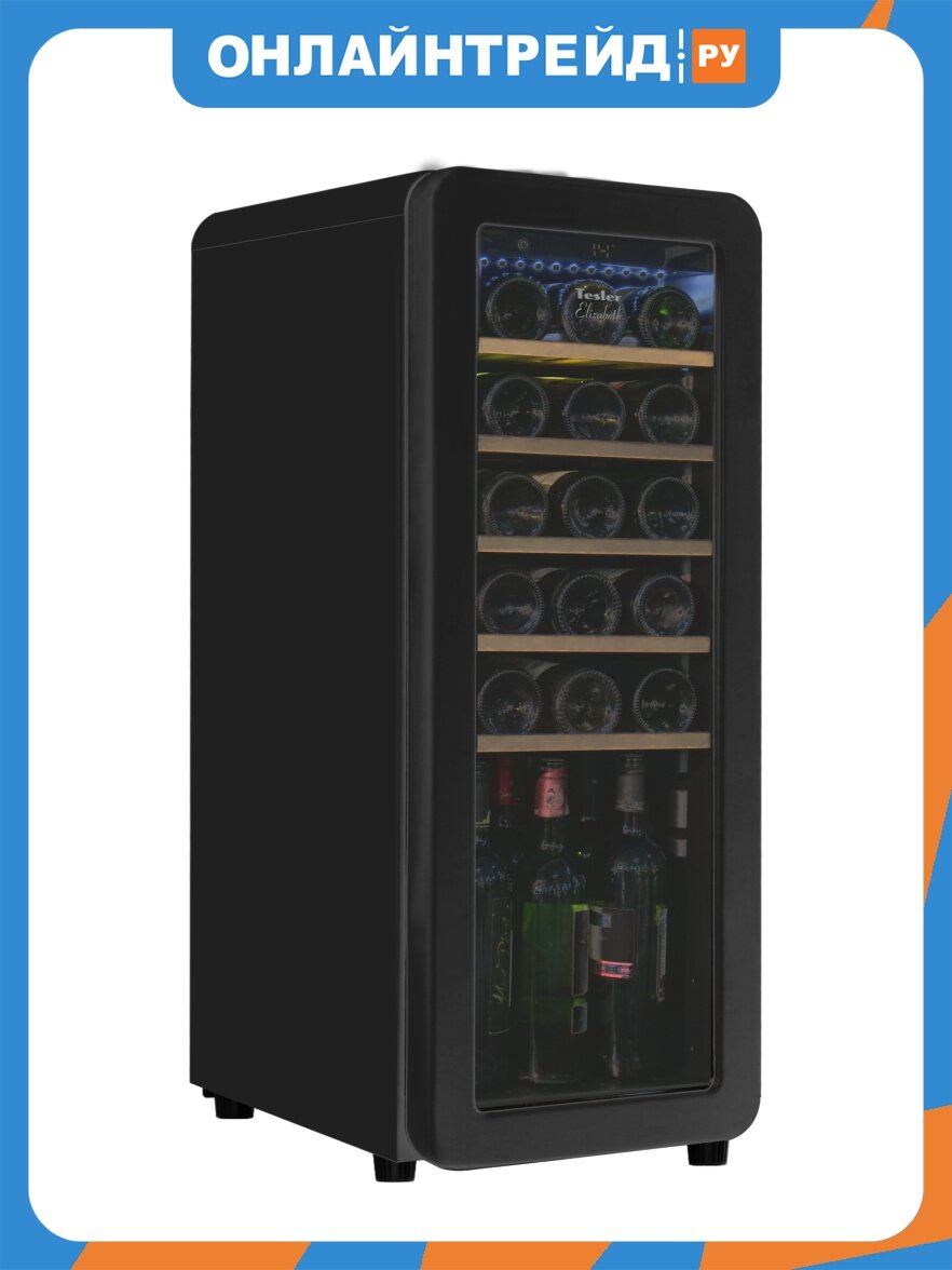 Винный шкаф Tesler CWC-248 черный