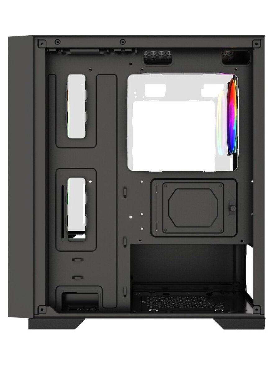 Корпус Powercase Mistral Micro A12B, чёрный (CMMA12B-L3)