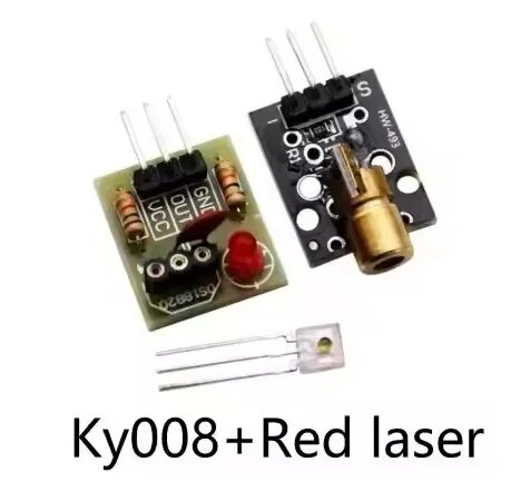 Модуль лазерного передатчика KY-008 650нм для Arduino KY008 and redlaser