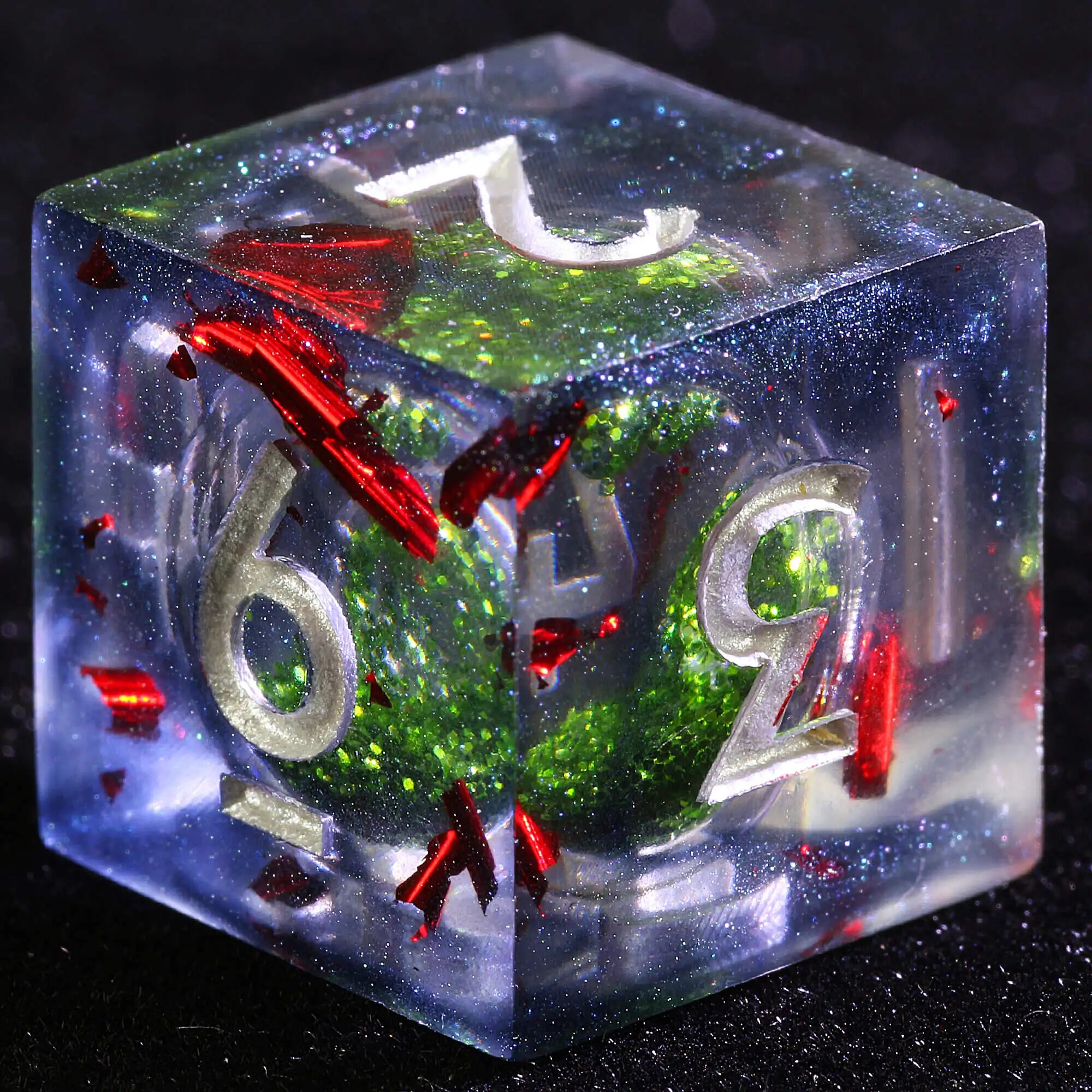 Набор костей D&D Viridian Abyss, 9 шт.