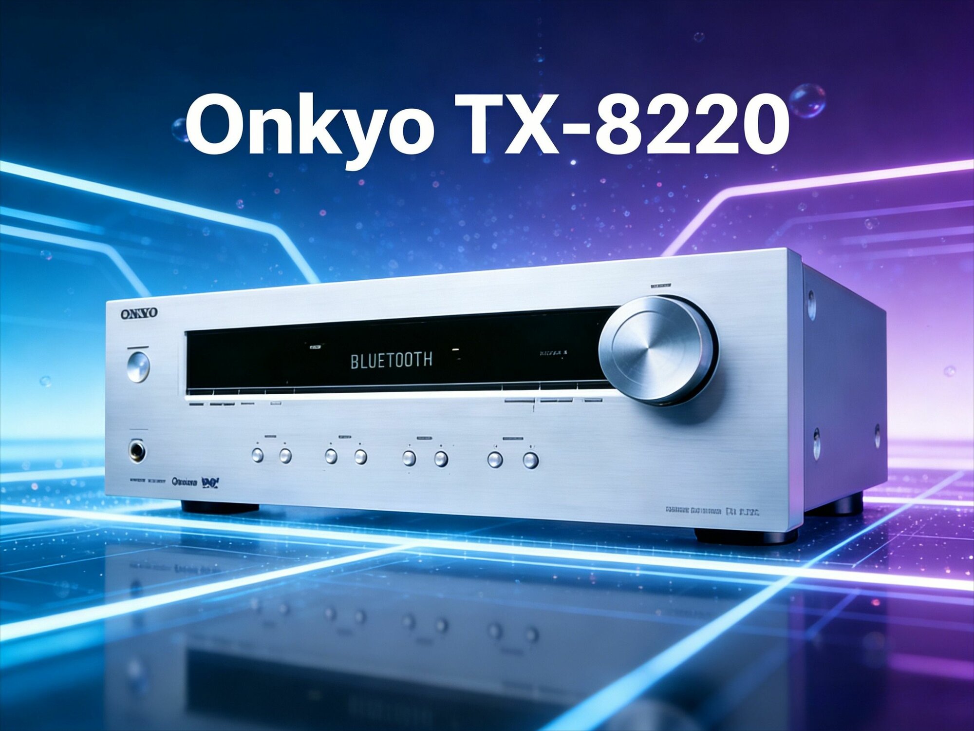 Onkyo TX-8220 2.1канальный стереоресивер для домашней аудиосистемы с Bluetooth, белый